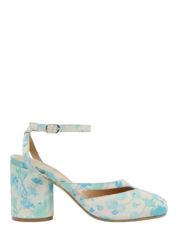MAISON MARGIELA Tabi Floral Print Pumps - Neutrals