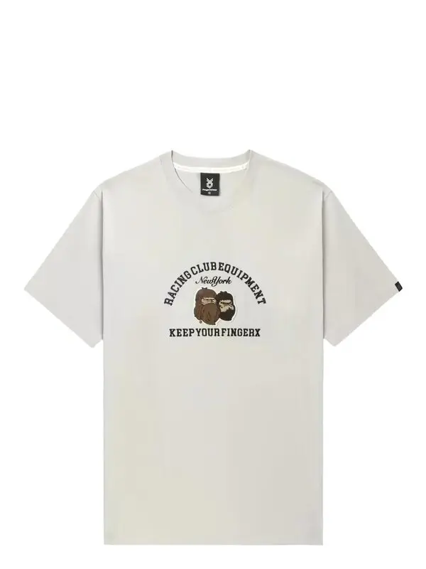 FINGERCROXX Crew-neck T-shirt - Grey