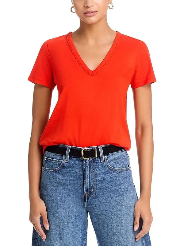 Rag & Bone The Slub Tee - Bright Red