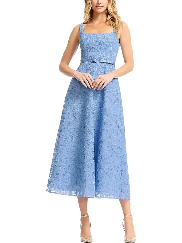 Dress The Population Shelby Midi Dress - Sky