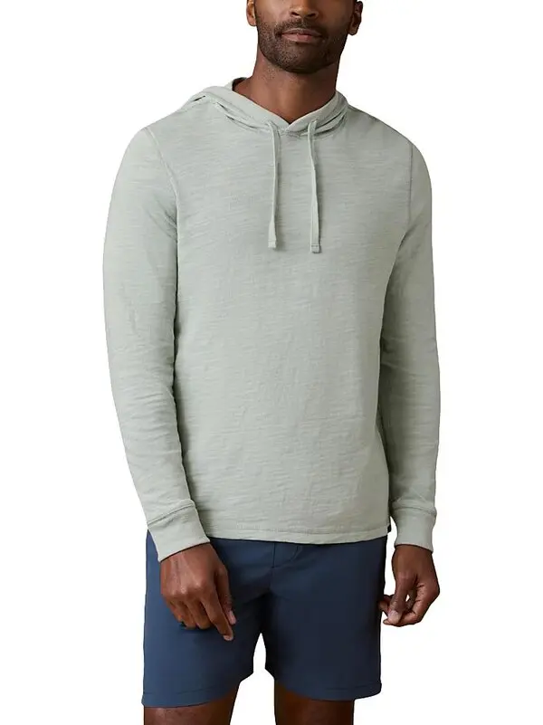 Faherty Brand Sunwashed Slub Hoodie - Sea Break