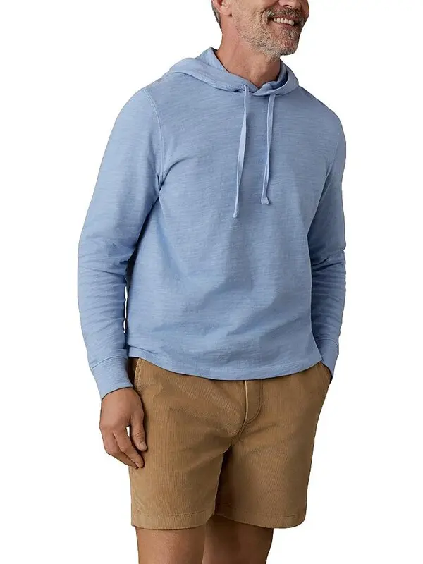 Faherty Brand Sunwashed Slub Hoodie - Sea Break