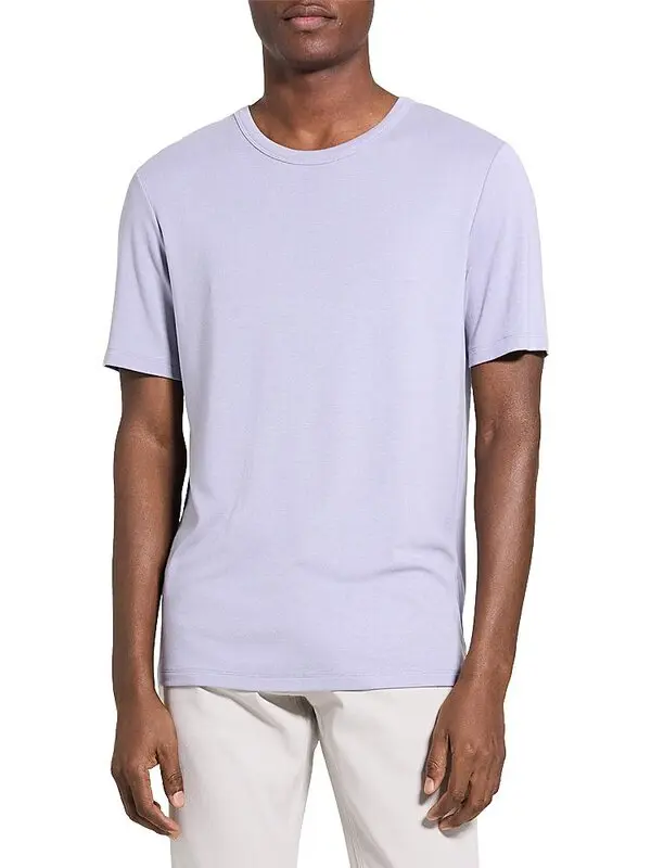 Theory Essential Standard Fit T-shirt - Gray Lilac