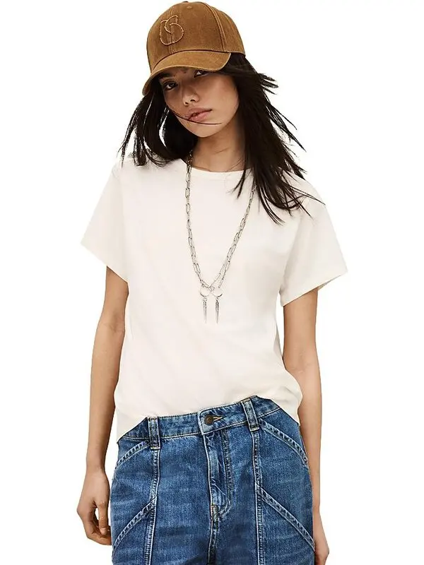 Ba&sh Elmer Cotton T-shirt - Off White