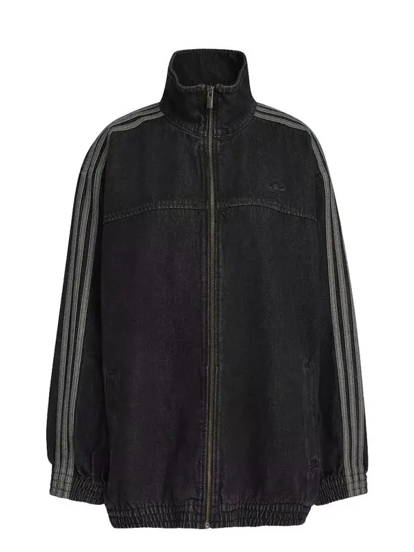Adidas Firebird Adilenium Striped Jacket - Black