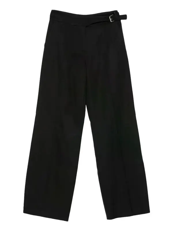 Sportmax Buckle Trousers - Black