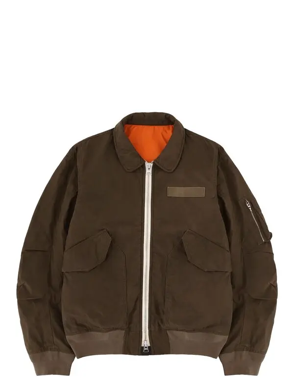 Sacai Twill Jacket - Brown