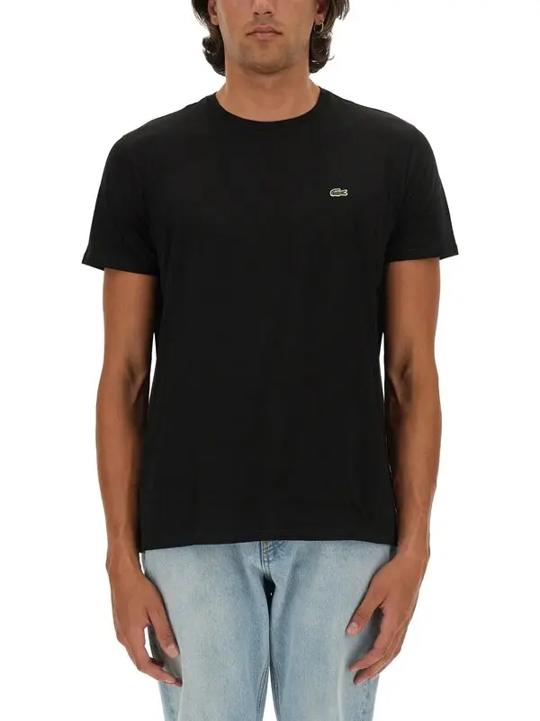 Lacoste T-shirt With Logo - Black