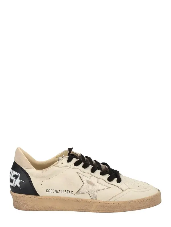 GOLDEN GOOSE Ball Star Low Top Sneakers - Beige