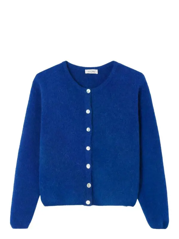 American Vintage Vitow Crew-neck Cardigan - Blue
