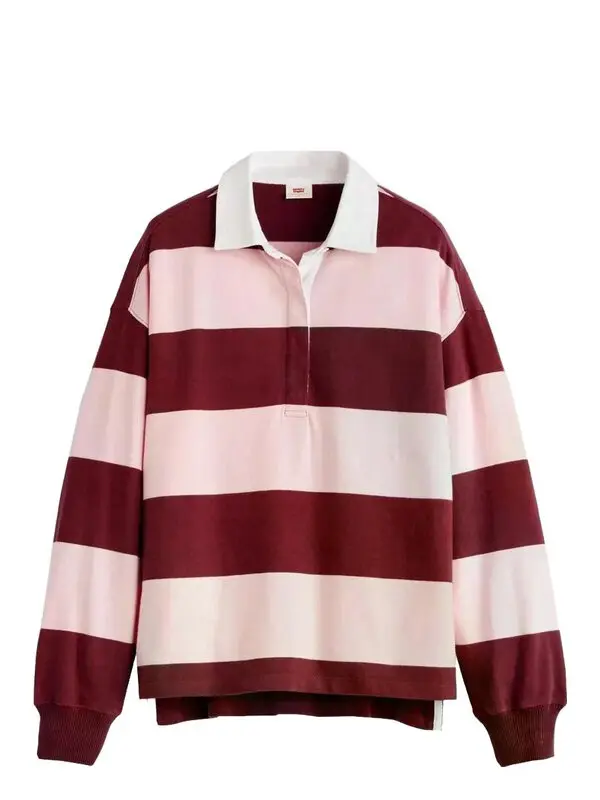 LEVI'S Striped Rugby Knitwear - Red