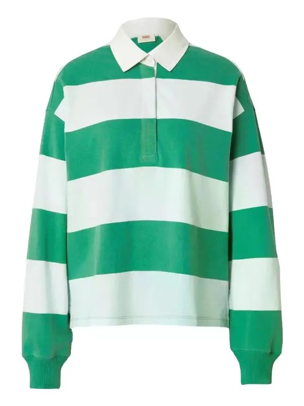 LEVI'S Striped Rugby Knitwear - Green