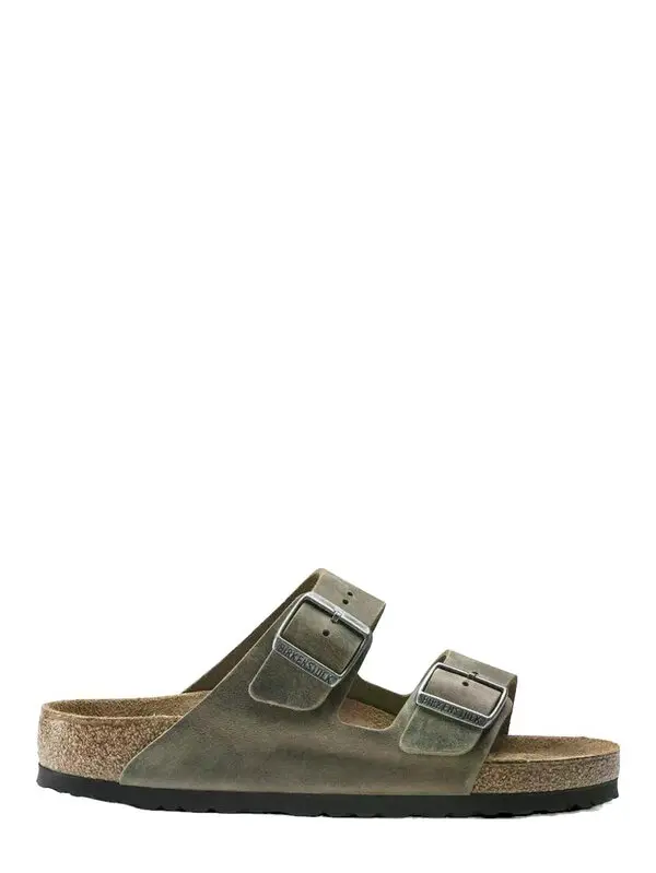 BIRKENSTOCK Arizona Sf Buckle Strap Sandals - Green