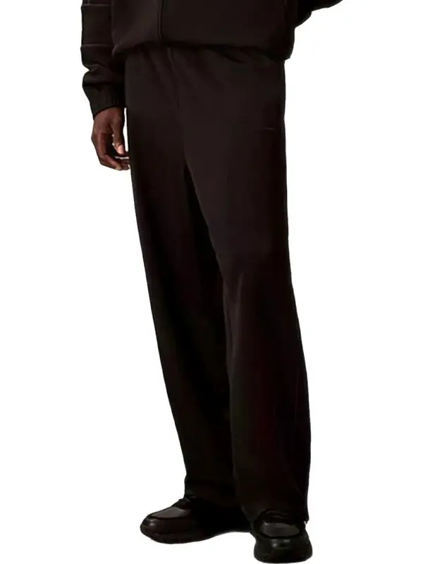 Calvin Klein Contrasting-trim Track Pants - Black
