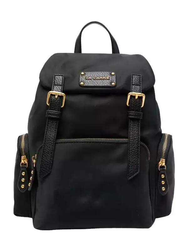 LA CARRIE Buckle Backpack - Black