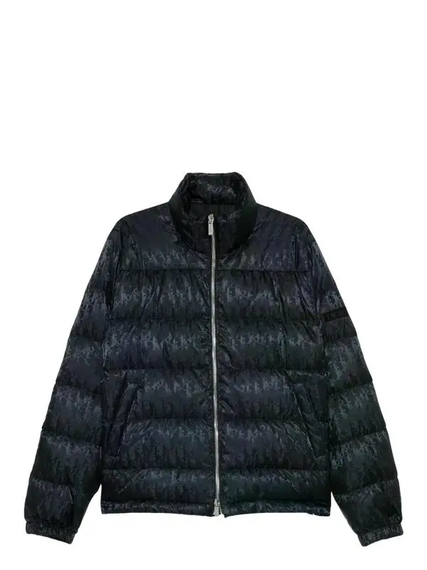 Dior Oblique Puffer Jacket - Black