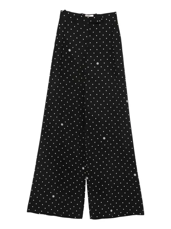 Elie Saab Polka-dot Trousers - Black