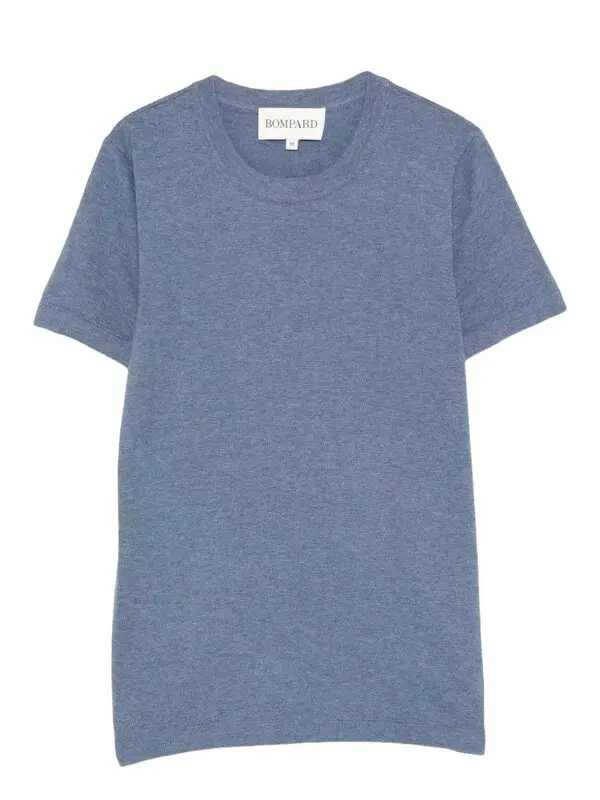 Eric Bompard Short-sleeve Crew Neck T-shirt - Blue