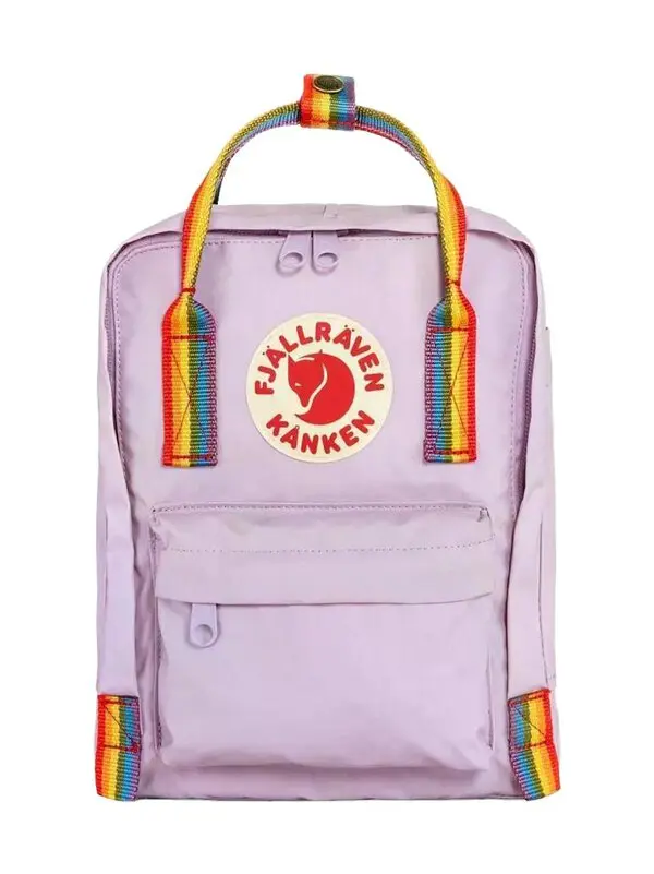 Fjallraven Kånken Backpack With Rainbow Straps - Purple