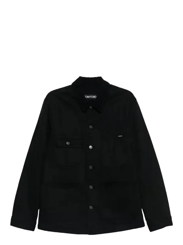 TOM FORD Multiple-pockets Jacket - Black