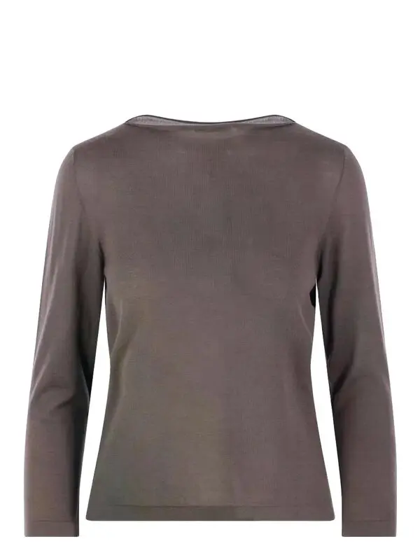 Dusan Boat-neck T-shirt - Brown