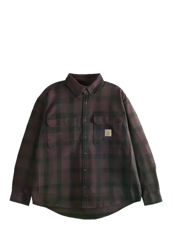 Carhartt Work In Progress Edmands Checked Shirt - Red
