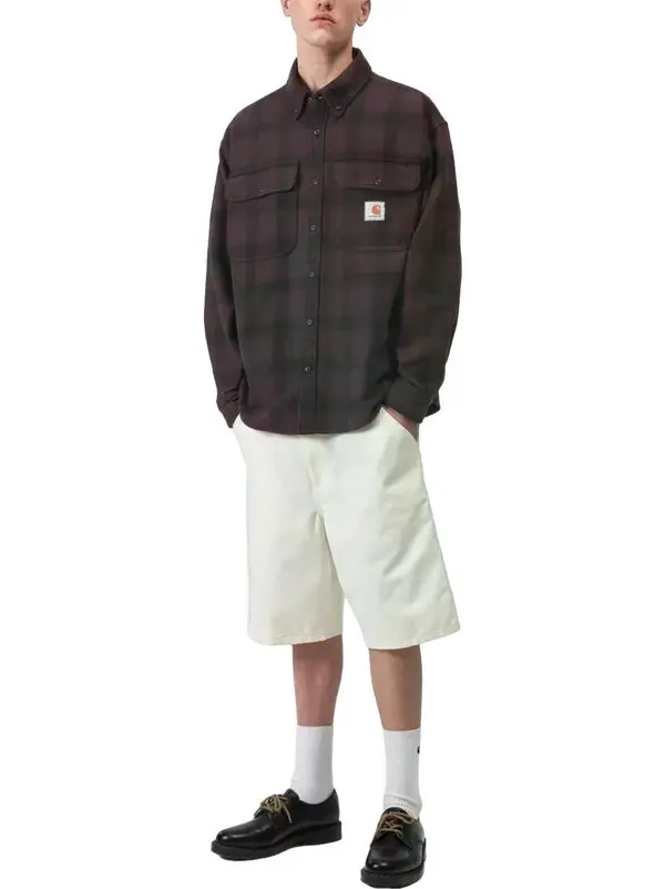 Carhartt Work In Progress Edmands Checked Shirt - Red