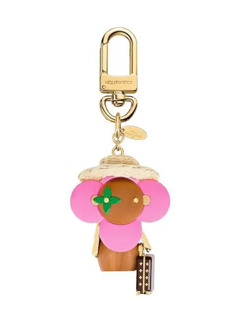 LOUIS VUITTON Vivienne Explorer Keyring Vivienne Holiday - Rose/pink