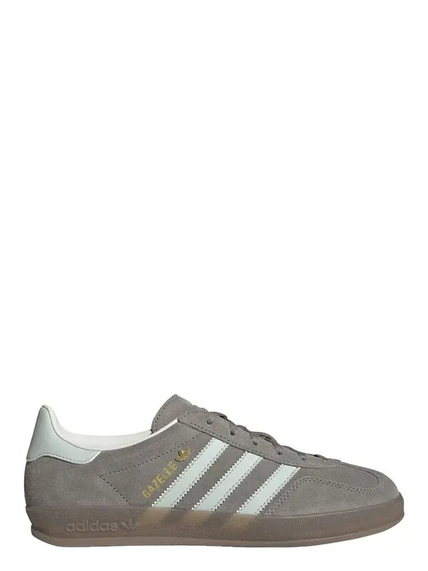 Adidas Gazelle Indoor - Silver Pebble/linen Green/gum
