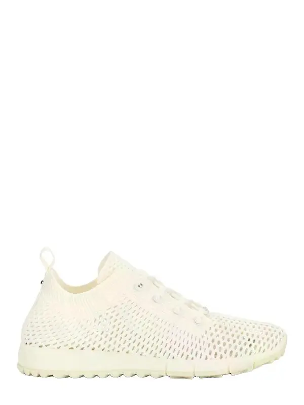 JIMMY CHOO Veles Embellished Sneakers - Neutrals