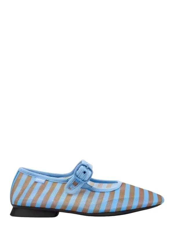 Camper Casi Myra Striped Ballet Flats - Blue