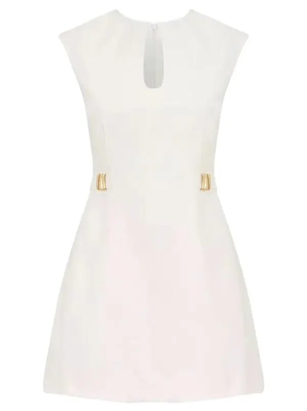 Acler Kearby Keyhole Mini Dress - White