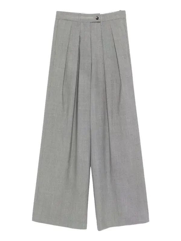 NINE:INTHE:MORNING Sandra Pleated Trousers - Grey