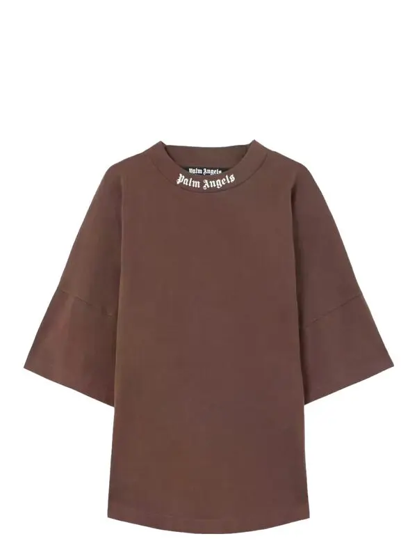 Palm Angels Classic Logo T-shirt - Brown