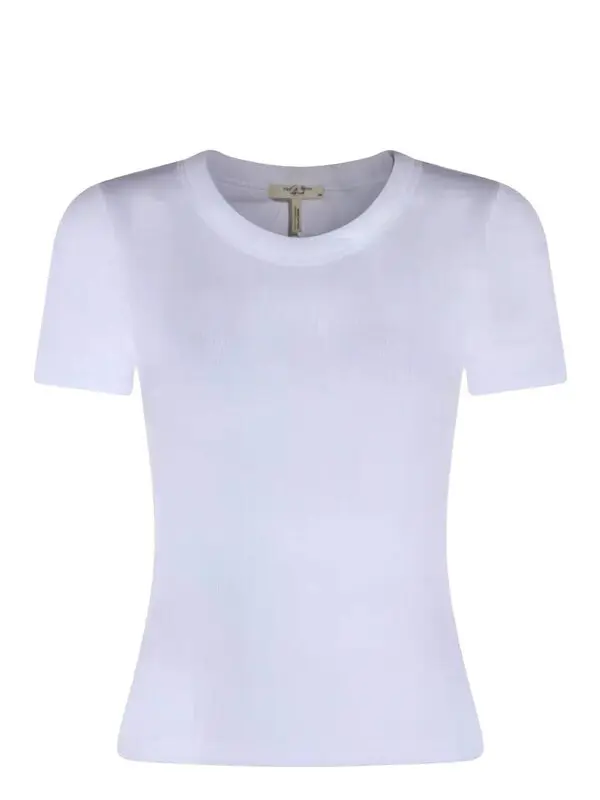 Rag & Bone Ribbed T-shirt - White