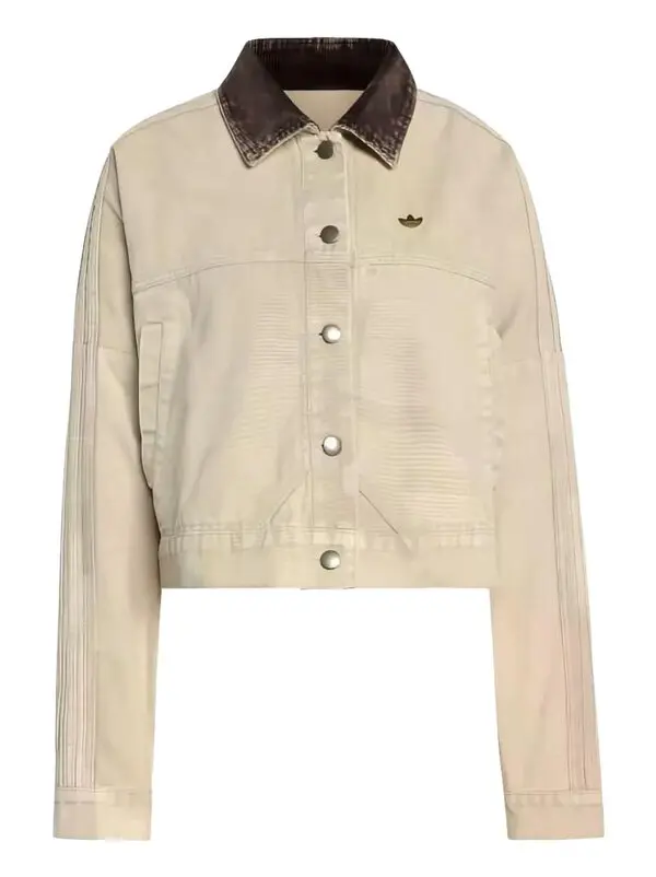 Adidas Corduroy Collar Jacket - Neutrals