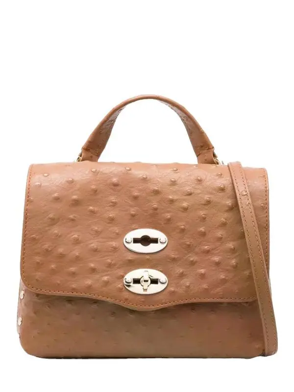 ZANELLATO Postina Baby Studded Tote - Brown