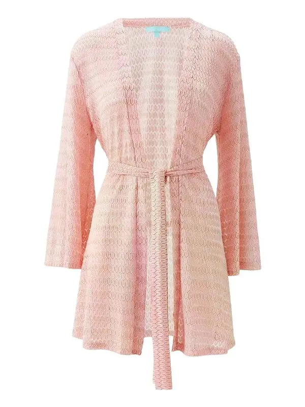 Melissa Odabash Anna Rose Belted Kaftan - Pink