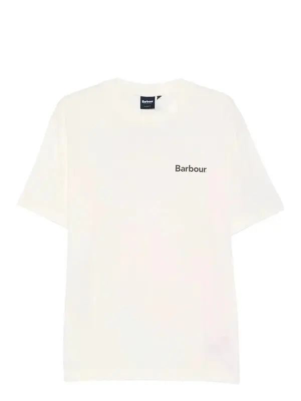 Barbour Logo-print T-shirt - Neutrals