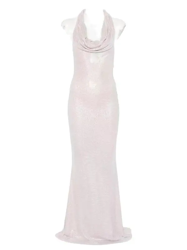 TWENTY FOURHAITCH Sleeveless Maxi Dress - Pink