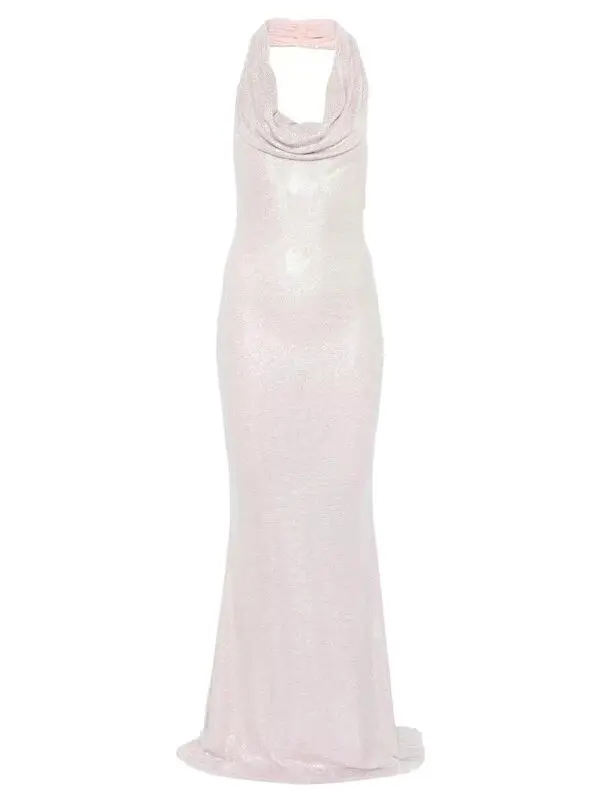 TWENTY FOURHAITCH Sleeveless Maxi Dress - Pink