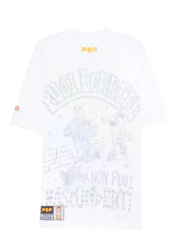 PDF Graphic Print T-shirt - White