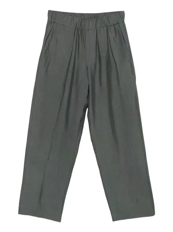 COSTUMEIN Elastic-waistband Trousers - Green
