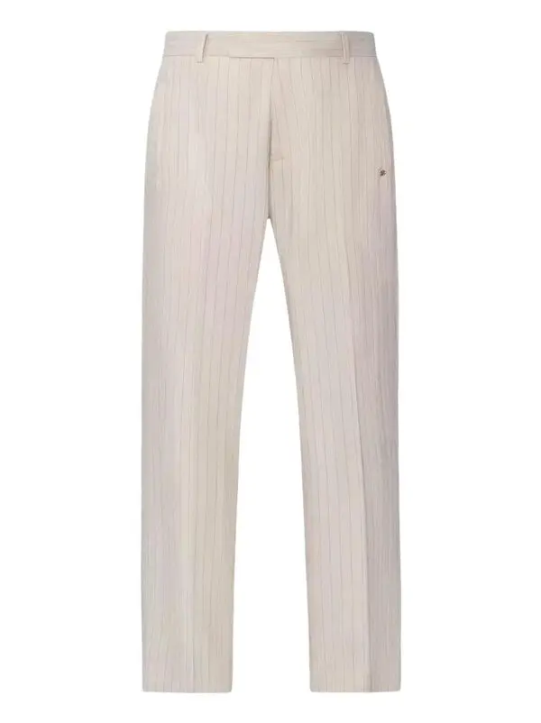 Amiri Striped Tailored Trousers - Neutrals