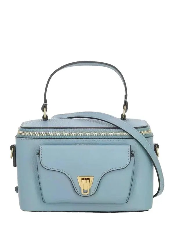 COCCINELLE Leather Mini Tote Bag - Blue