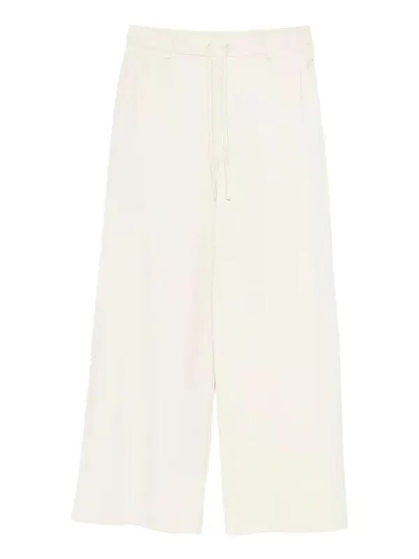 Max Mara Drawstring Palazzo Pants - Neutrals