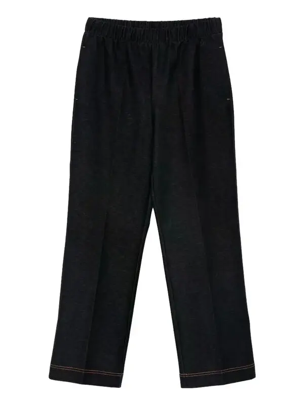 Max Mara Elasticated Trim Trousers - Blue