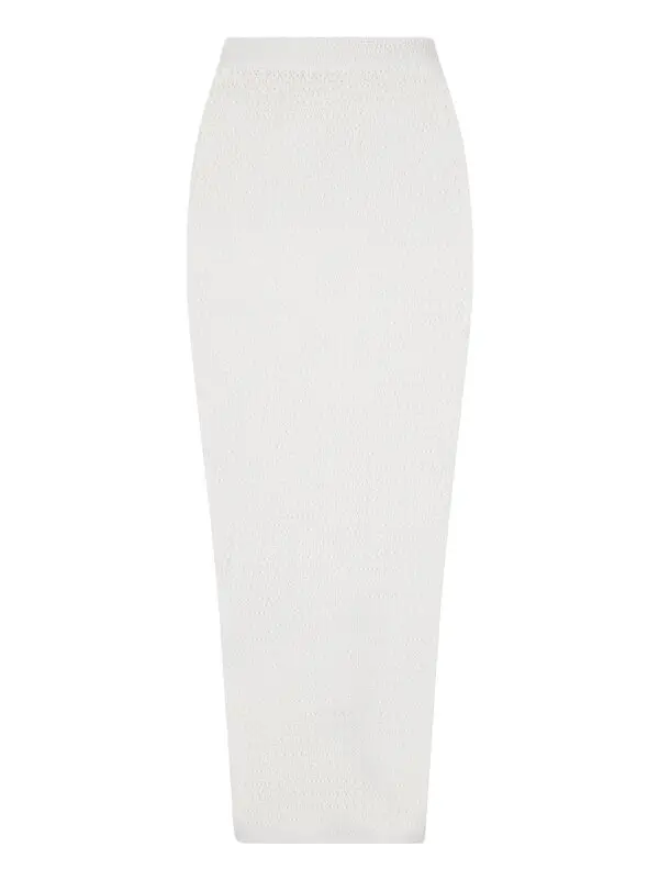Wolford Daisy Stretch-econyl Midi Skirt - Cream
