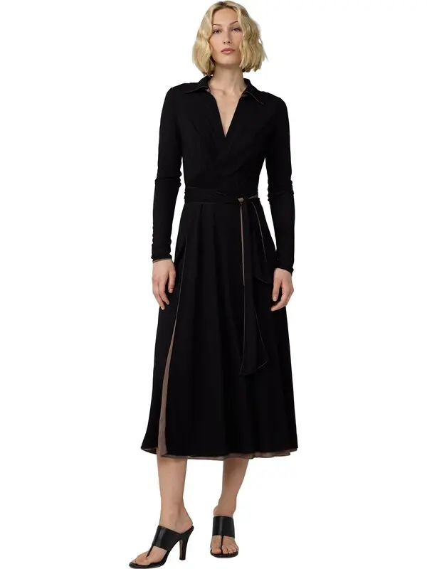 Diane Von Furstenberg Phoenix Reversible Dress - Truffle And Black