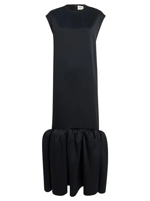 Khaite Column Dress - Black
